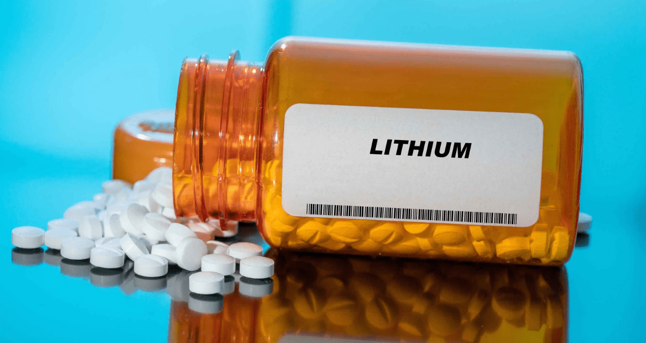 Droga De Litio Muestra De Sangre Para El Nivel De Litio. Establecer El